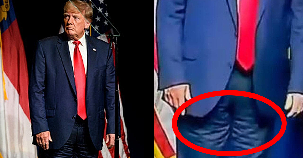 Former President Donald Trump Wore His Pants Backwards During Recent ...