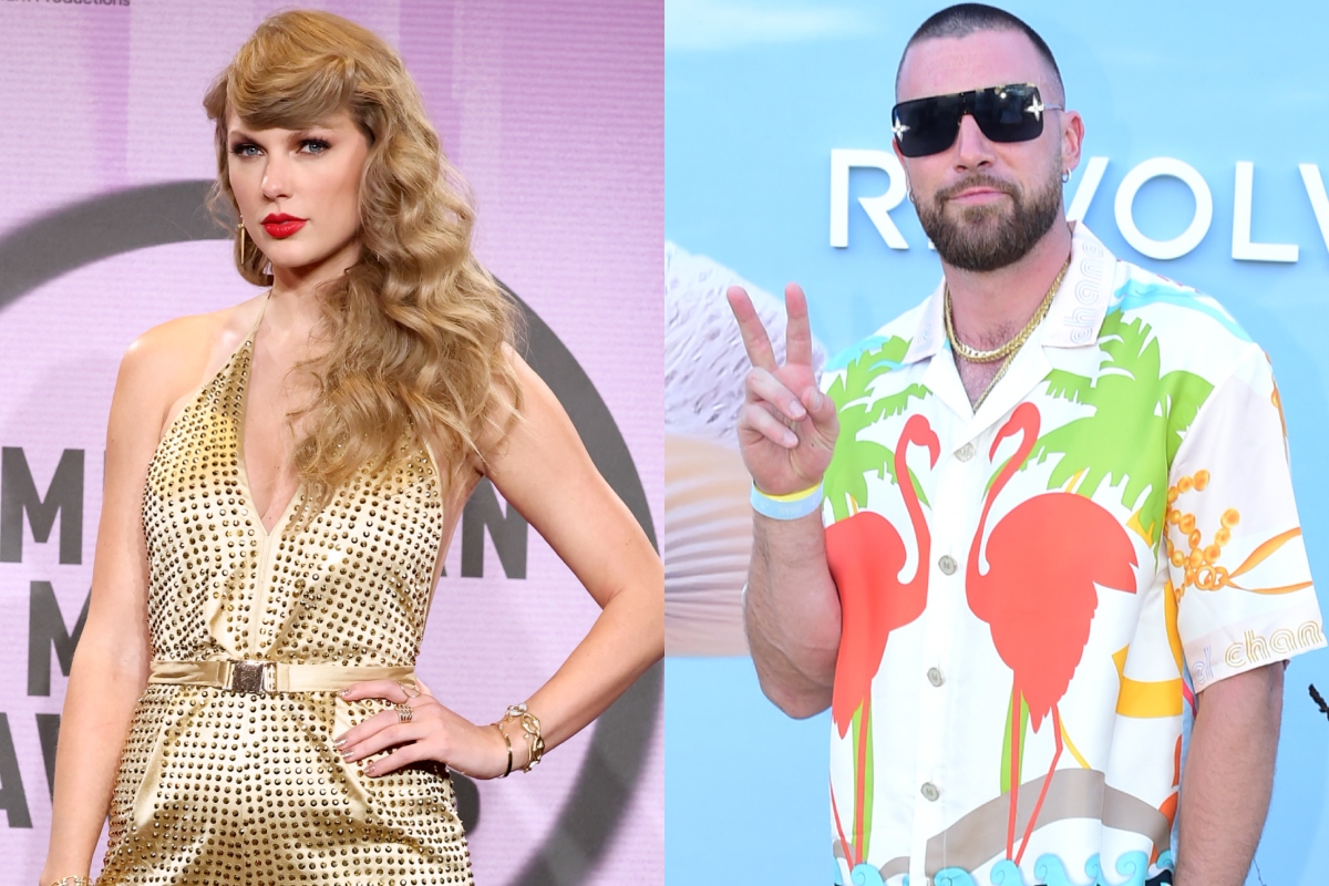 Travis Kelce Admits His Heart Hands Move Was Not for Taylor Swift