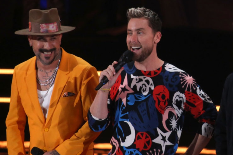 NSYNC, Backstreet Boys' Lance Bass and AJ McLean Wild New Debut Hair