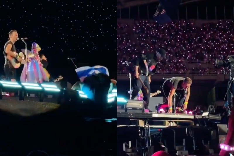 Coldplay Concert Stopped After Fan Falls off Stage in Scary Video