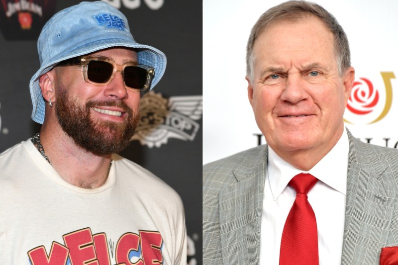 Travis Kelce Teases Bill Belichick, 72, for Dating 24-Year-Old