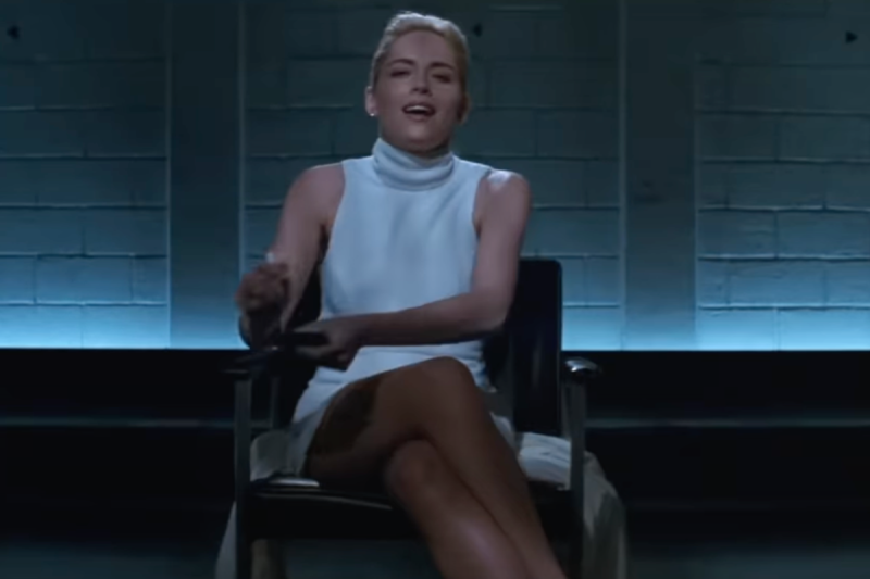 Sharon Stone Recreates Iconic ‘Basic Instinct’ Scene... in Lingerie