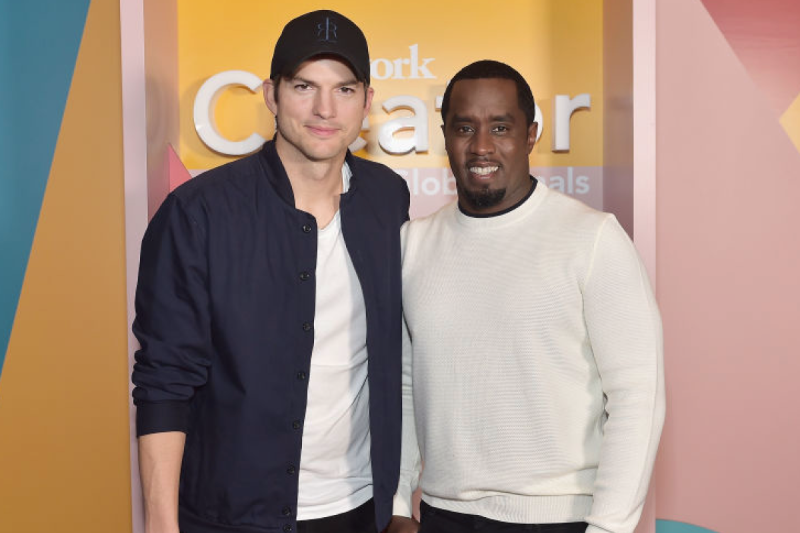Ashton Kutcher Slammed After Laughing About Diddy’s Parties
