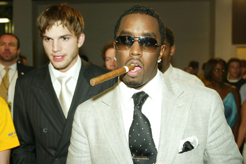 Ashton Kutcher Slammed After Laughing About Diddy’s Parties