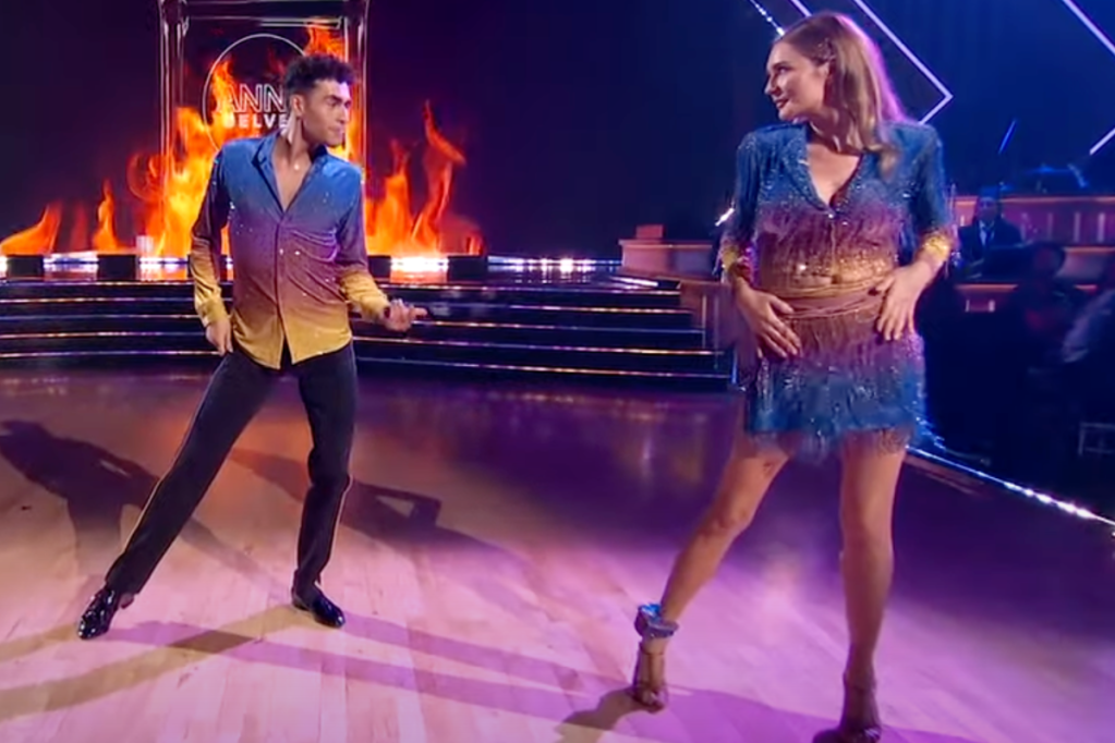 Anna Delvey Struts On 'DWTS' Sporting Bedazzled Ankle Monitor
