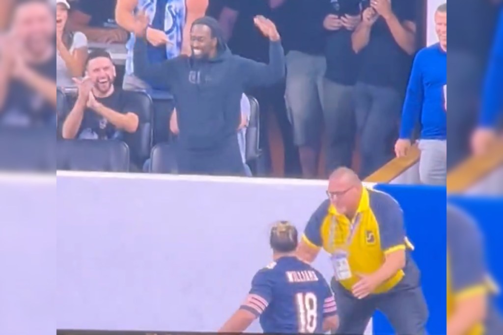 Seth Rollins Thrown Onto Field During Colts-Bears Game in Video