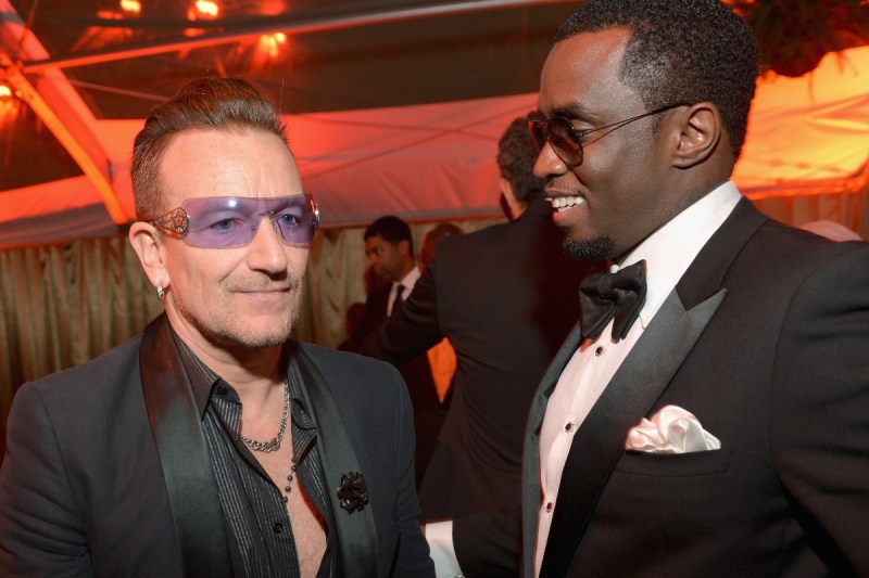 Bono Dodges Kiss From Diddy in 'Awkward' Resurfaced Video