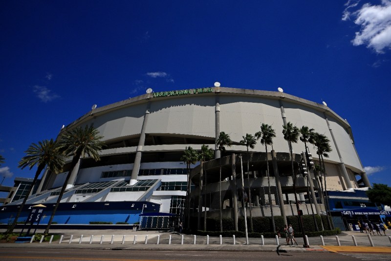 Tropicana Field Roof Torn Off by Hurricane Milton in Wild Video