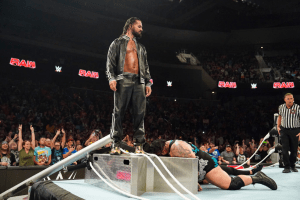 WWE Ring Collapses During Monday Night Raw Match in Video
