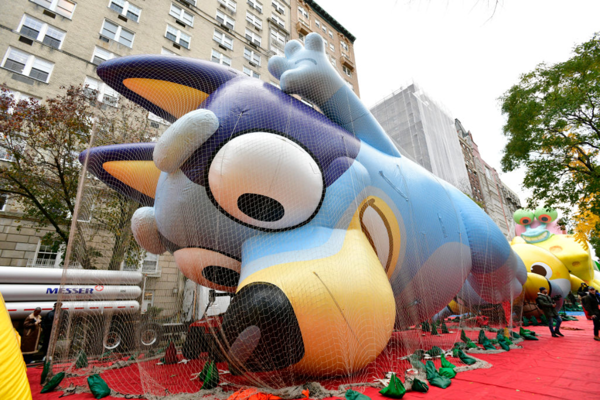 Bluey Balloon Pops Prior to Macy’s Thanksgiving Day Parade