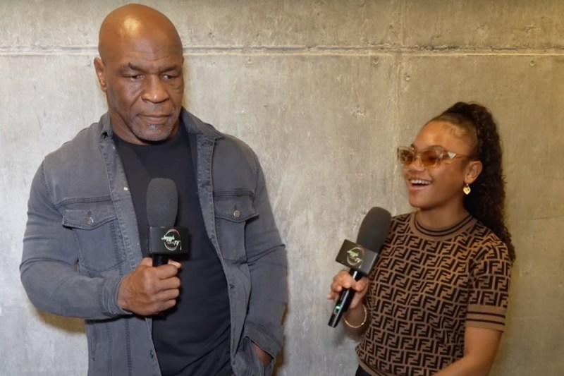 Mike Tyson Loses It, Frightens Small Child in Interview Moment