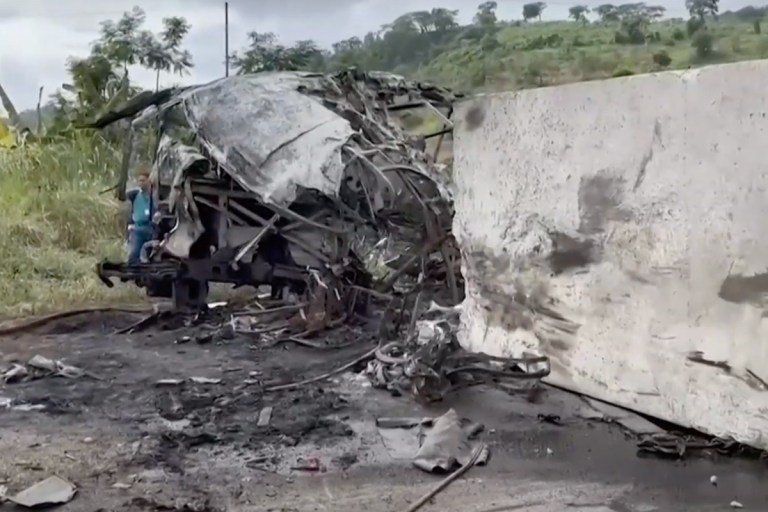 38 Dead, 13 Injured Following Bus Crash