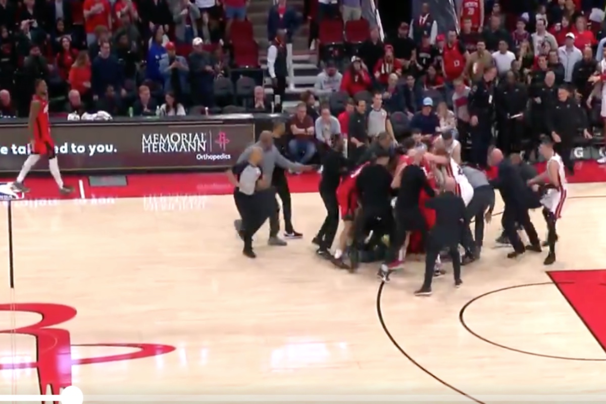 Brawl Breaks Out During NBA Game in Shocking Scene