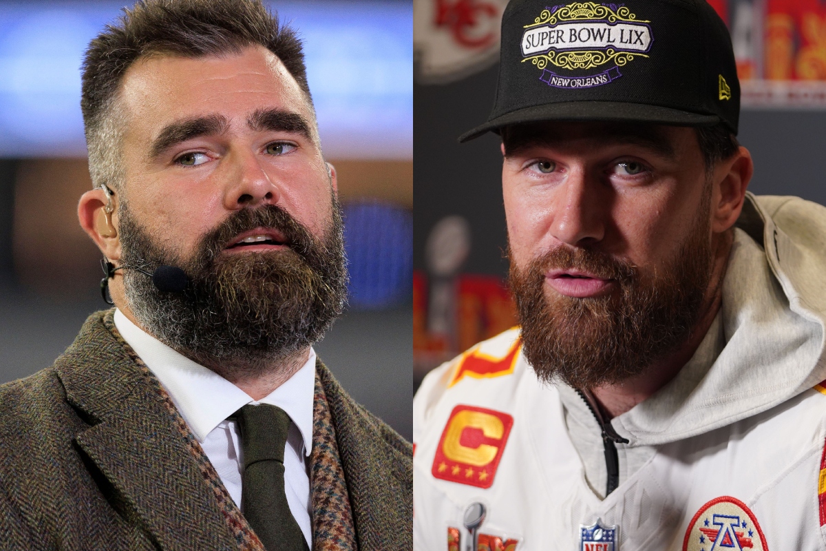 Jason Kelce Left in Tears While Addressing Brother Travis' Super Bowl Loss