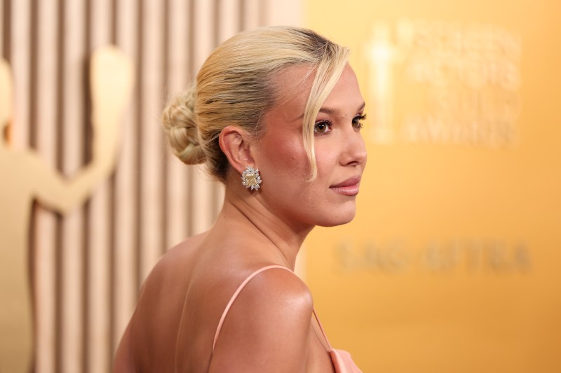 Millie Bobby Brown Shows off Her New Blonde Look at SAG Awards