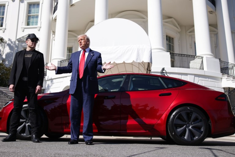 President Donald Trump Vows to Buy Tesla Vehicle From Elon Musk After ...