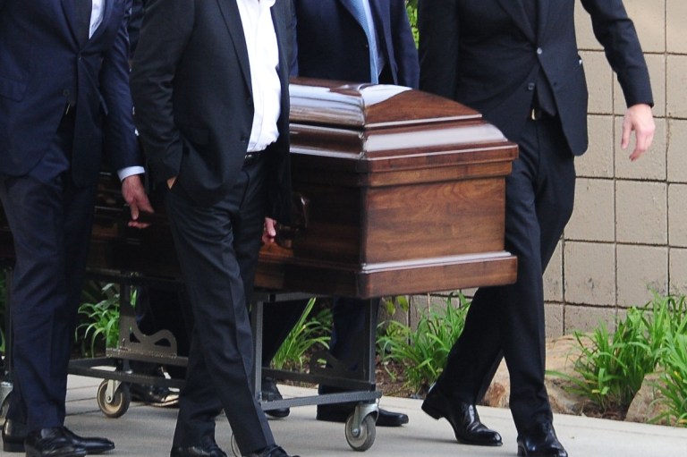 Funeral Disaster: Pallbearers Fall Into Grave After Platform Collapses