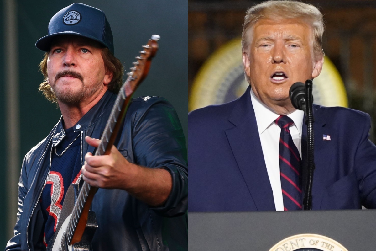 Pearl Jam's Eddie Vedder Calls Trump 'Unfit' Amid President's Feud With ...