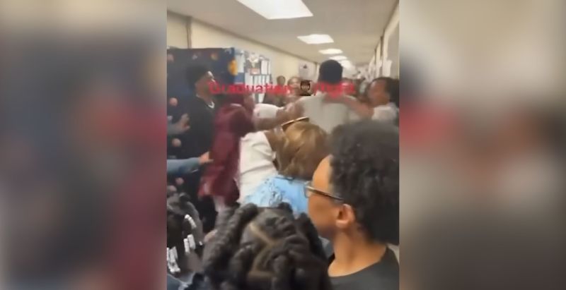 Wild Brawl Breaks Out At Kindergarten Graduation