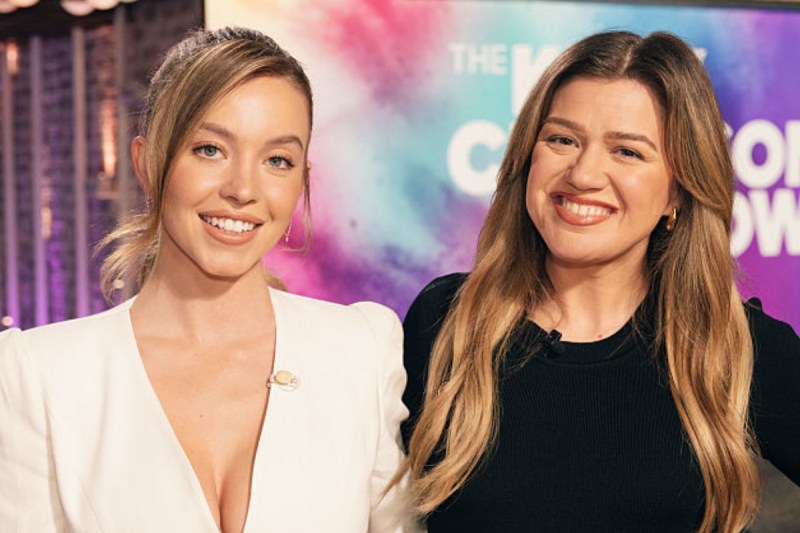 Sydney Sweeney Wows in Low-Cut White Outfit on 'The Kelly Clarkson Show'