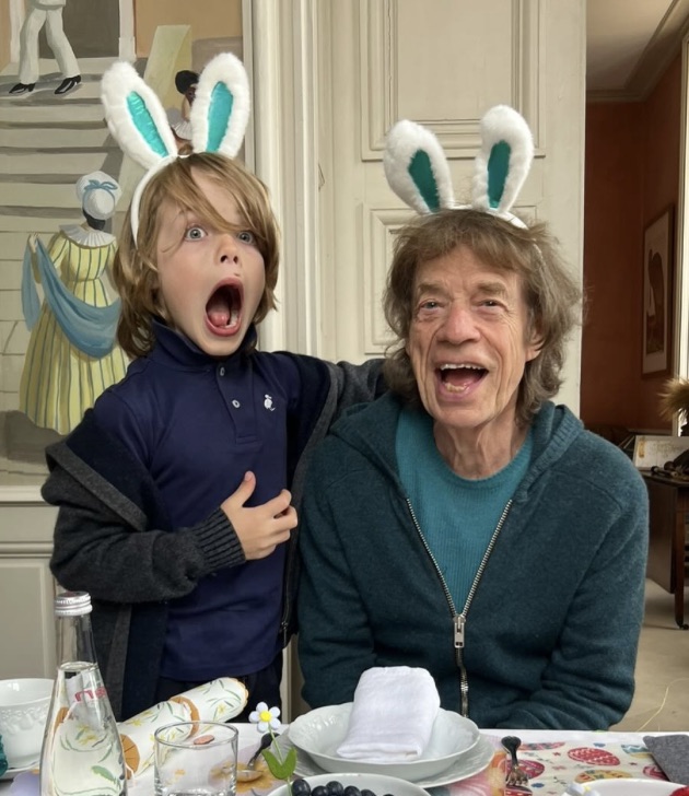 Mick Jagger Rocks His 82nd Birthday with 8-Year-Old Son and 38-Year-Old ...