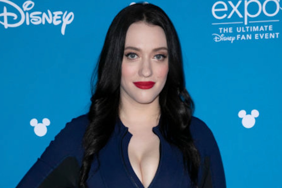 Kat Dennings Flashes Swim Top in 'Throwback' Photo