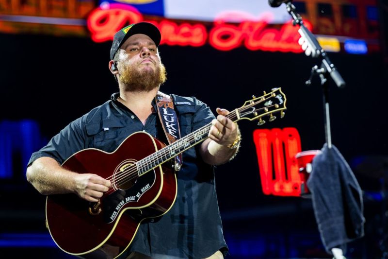 Luke Combs Brought to Tears in Middle of Musical Festival Performance