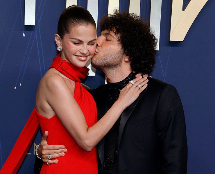Benny Blanco Kisses Selena Gomez on Emmys Red Carpet as Wedding Date Nears