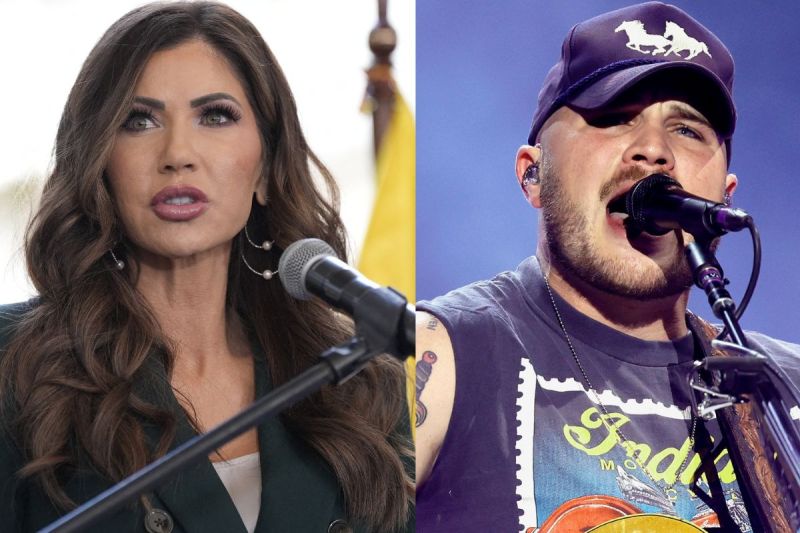 Homeland Security Secretary Kristi Noem Slams Zach Bryan for New Song ...