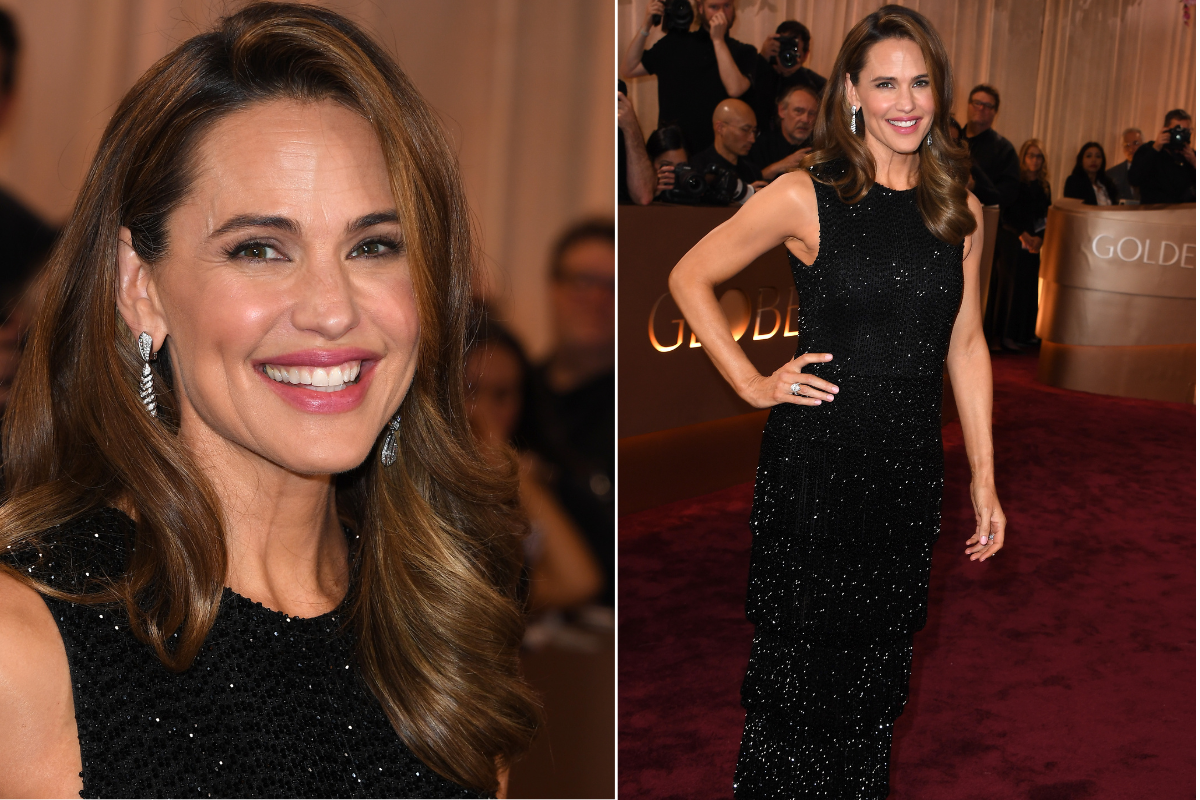 Jennifer Garner Stuns in Black Dress as She Returns to Golden Globes ...