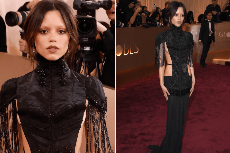 'Wednesday' Star Jenna Ortega Leaves Fans Blushing With Her 2026 Golden ...