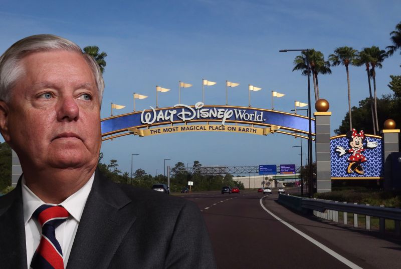 US Senator Lindsey Graham Spotted at Walt Disney World Amid Government ...